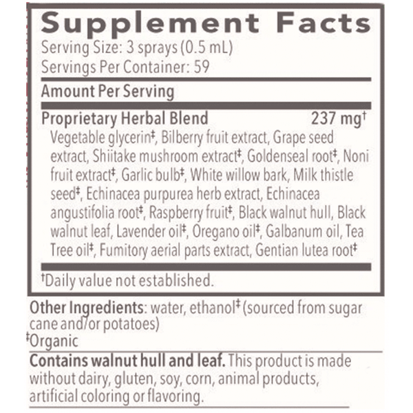 Biocidin® Throat Spray 1 fl oz – Farmacy.com