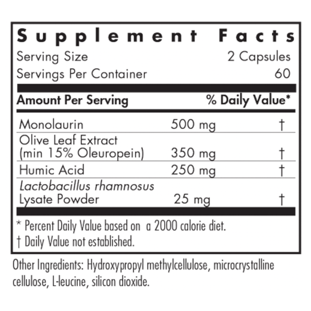 Humic-Monolaurin Complex 120 Capsules – Farmacy.com